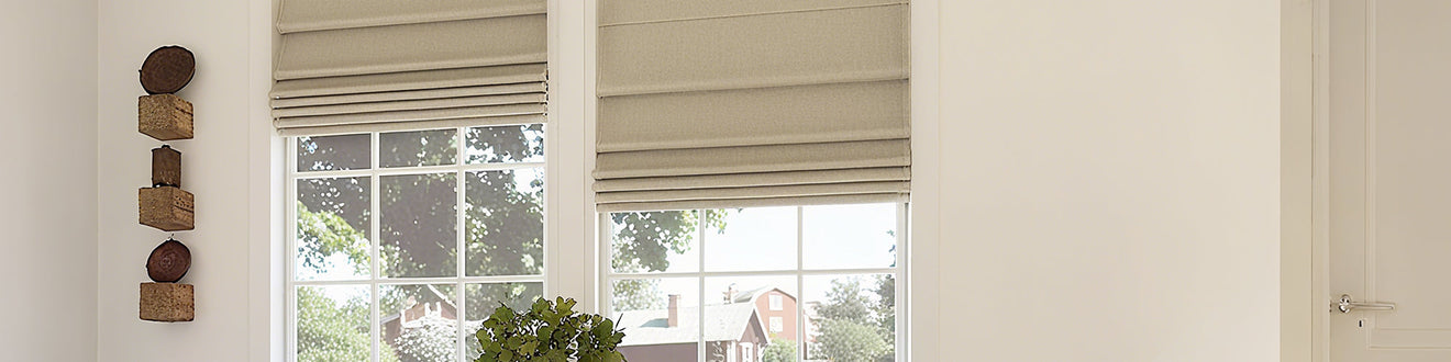 Custom Roman Shades | Elegant & blackout Window Treatments – Joydeco